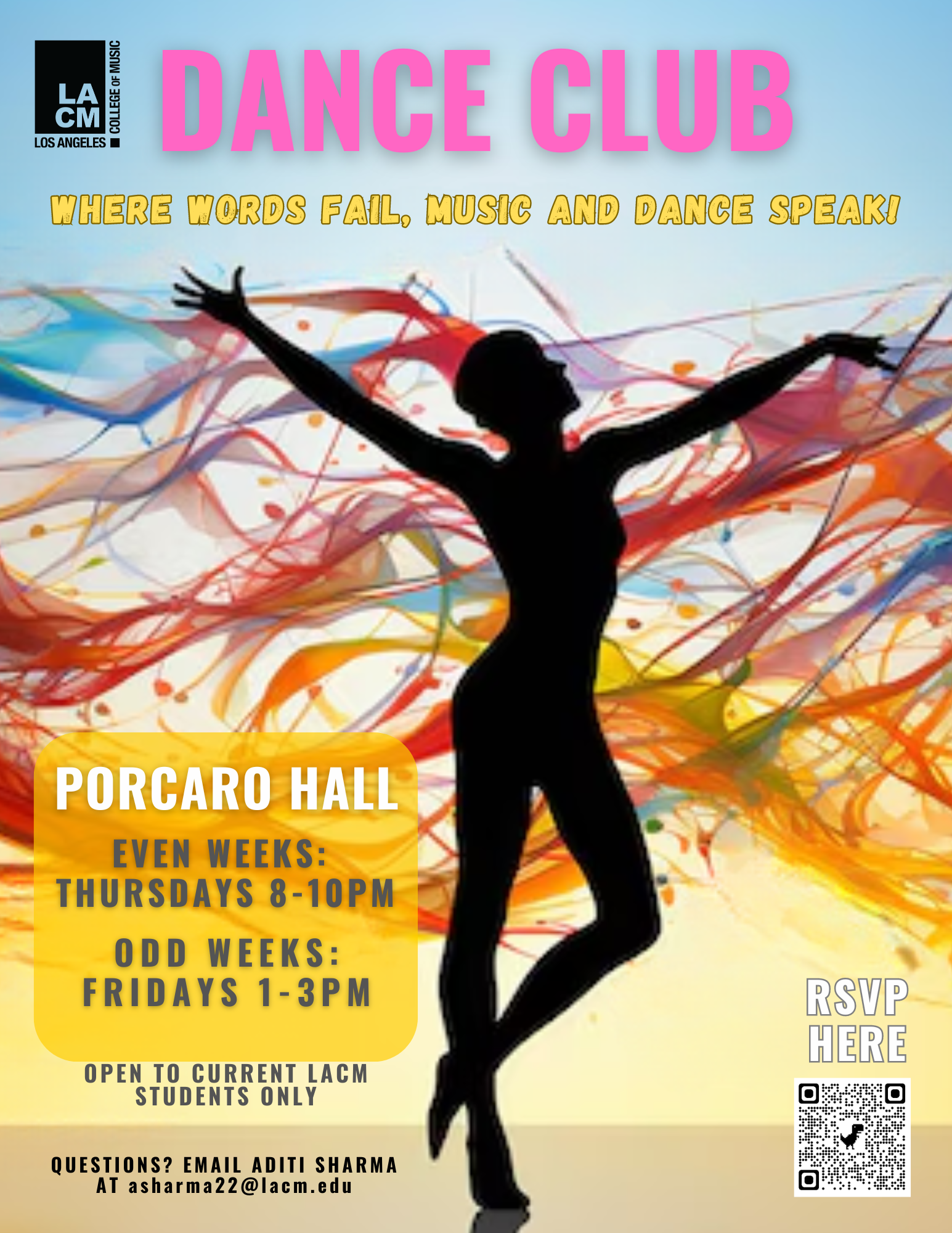 LACM Dance Club Meetings SP24 - LACM