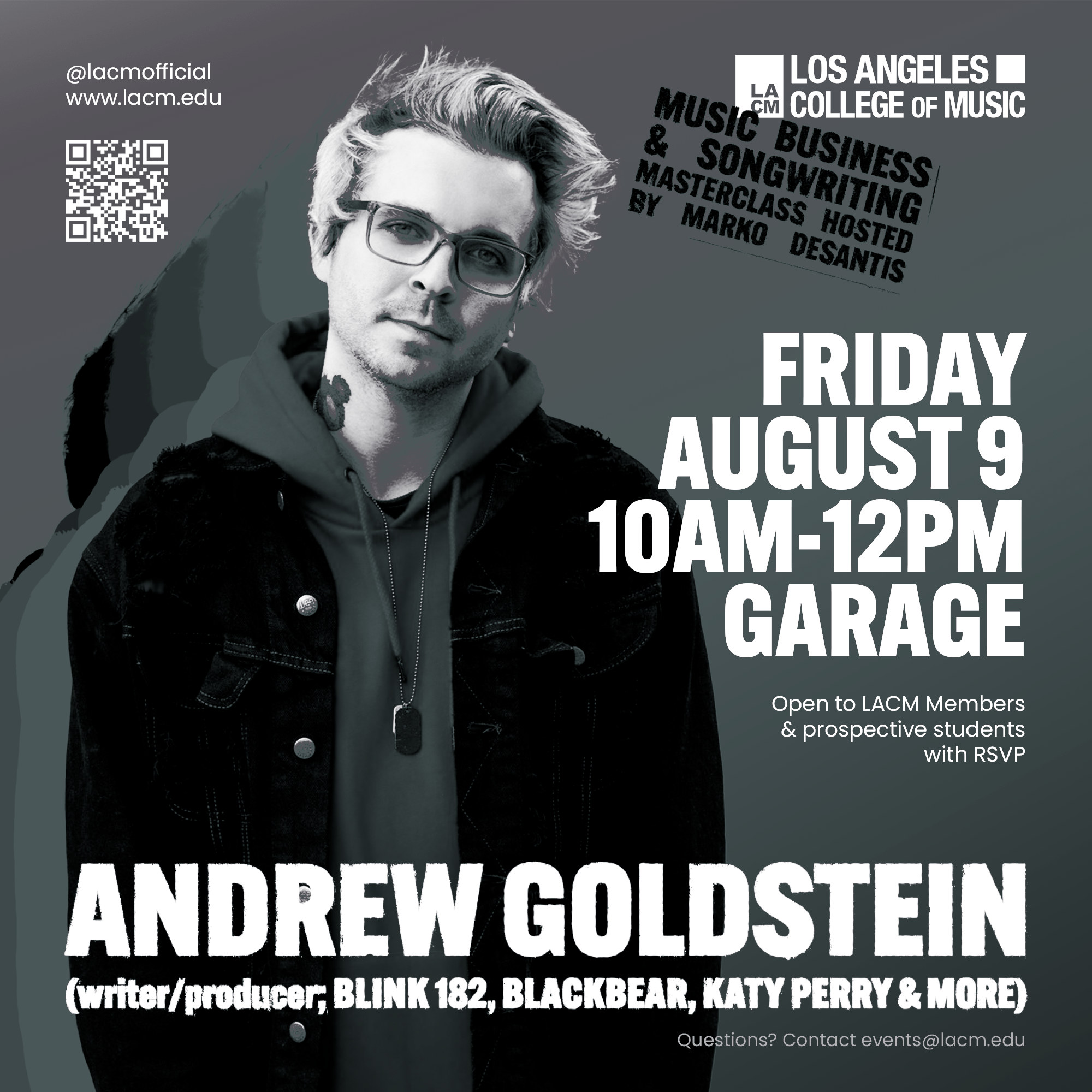Andrew Goldstein 8/9 - LACM