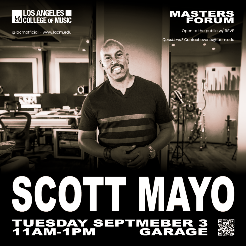Masters Forum: Scott Mayo 9/3 - LACM