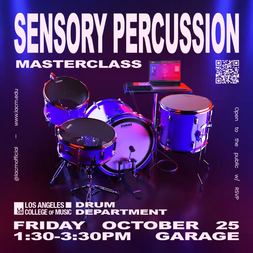 Sensory Percussion Masterclass 10/25 - LACM