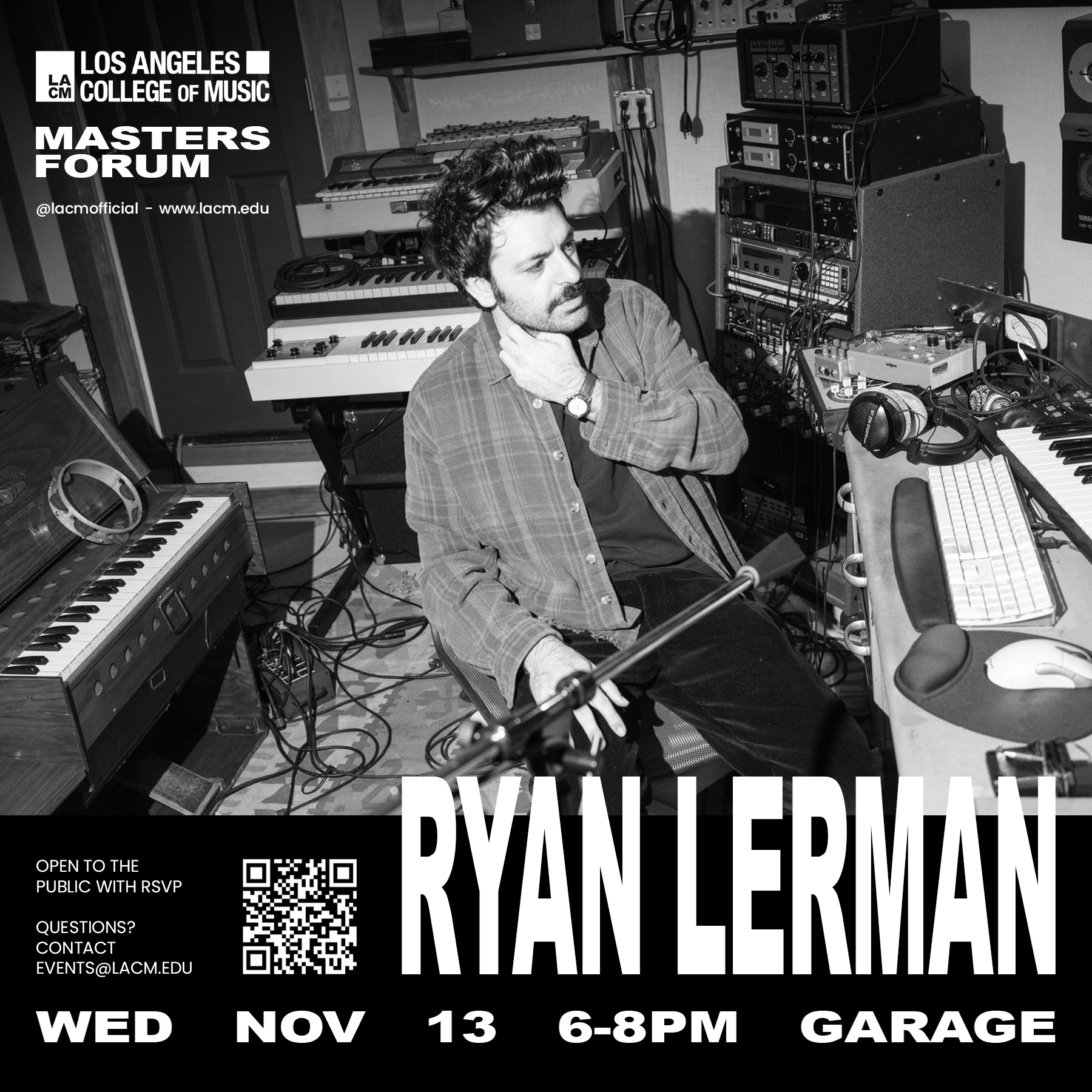Masters Forum: Ryan Lerman 11/13 - LACM
