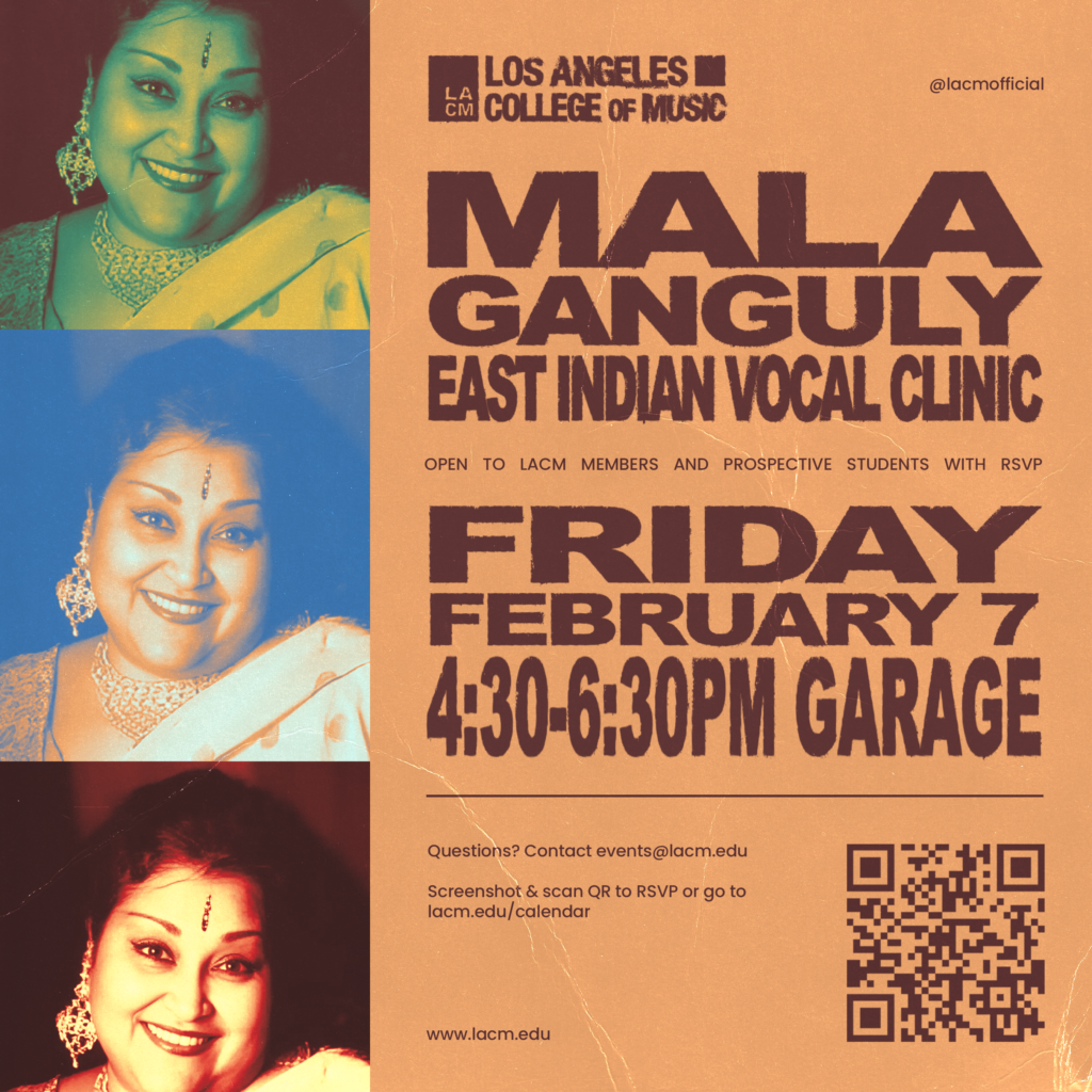 Mala Ganguly: East Indian Vocal Clinic 2/7 - LACM