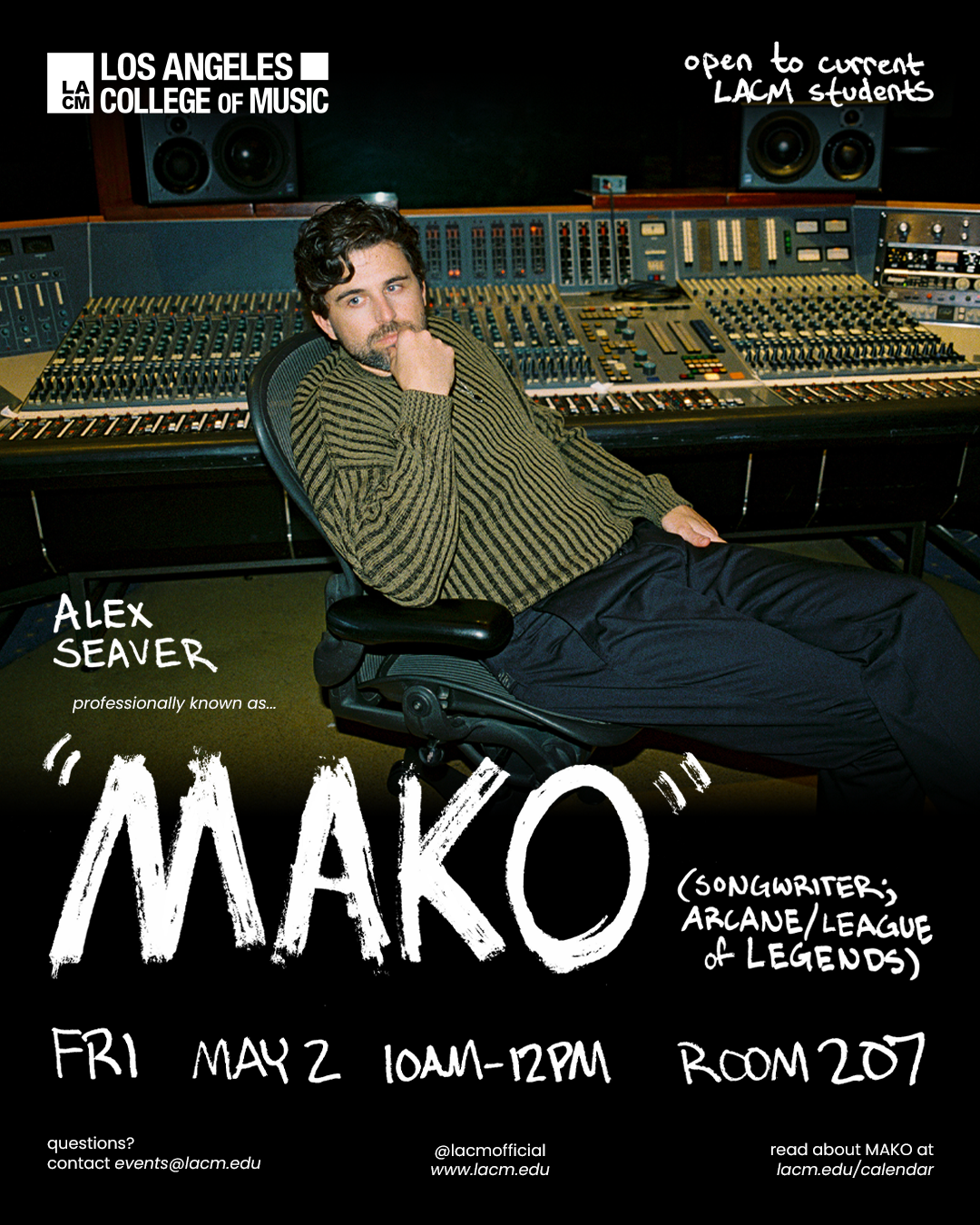 Alex Seaver P.K.A. MAKO 5/2 - LACM