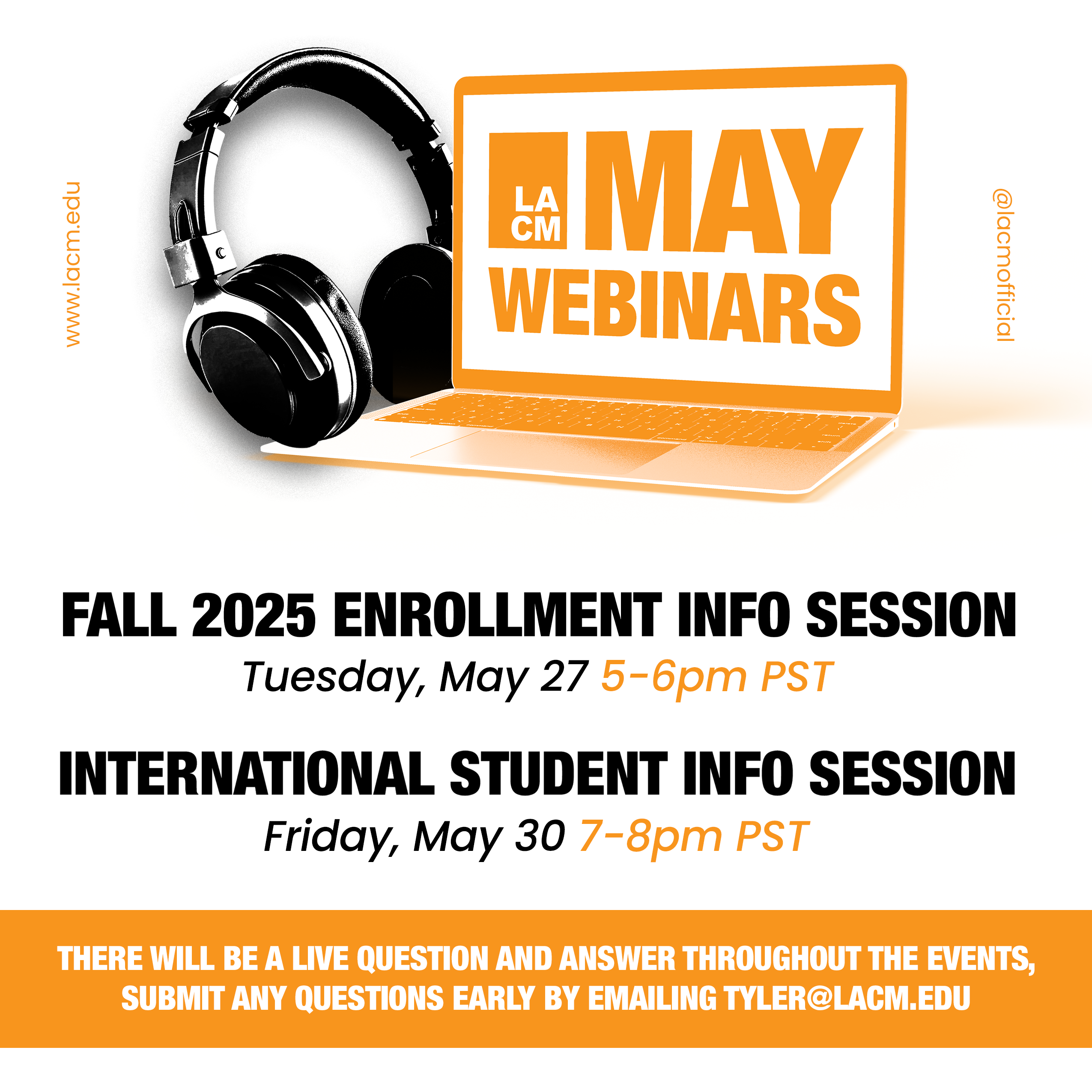 LACM May Webinars - LACM