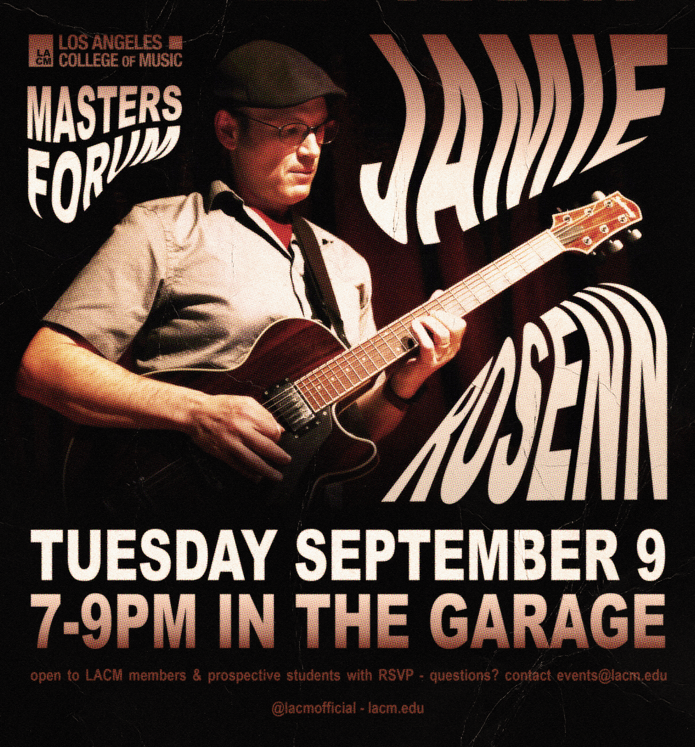 Masters Forum: Jamie Rosenn 9/9 - LACM
