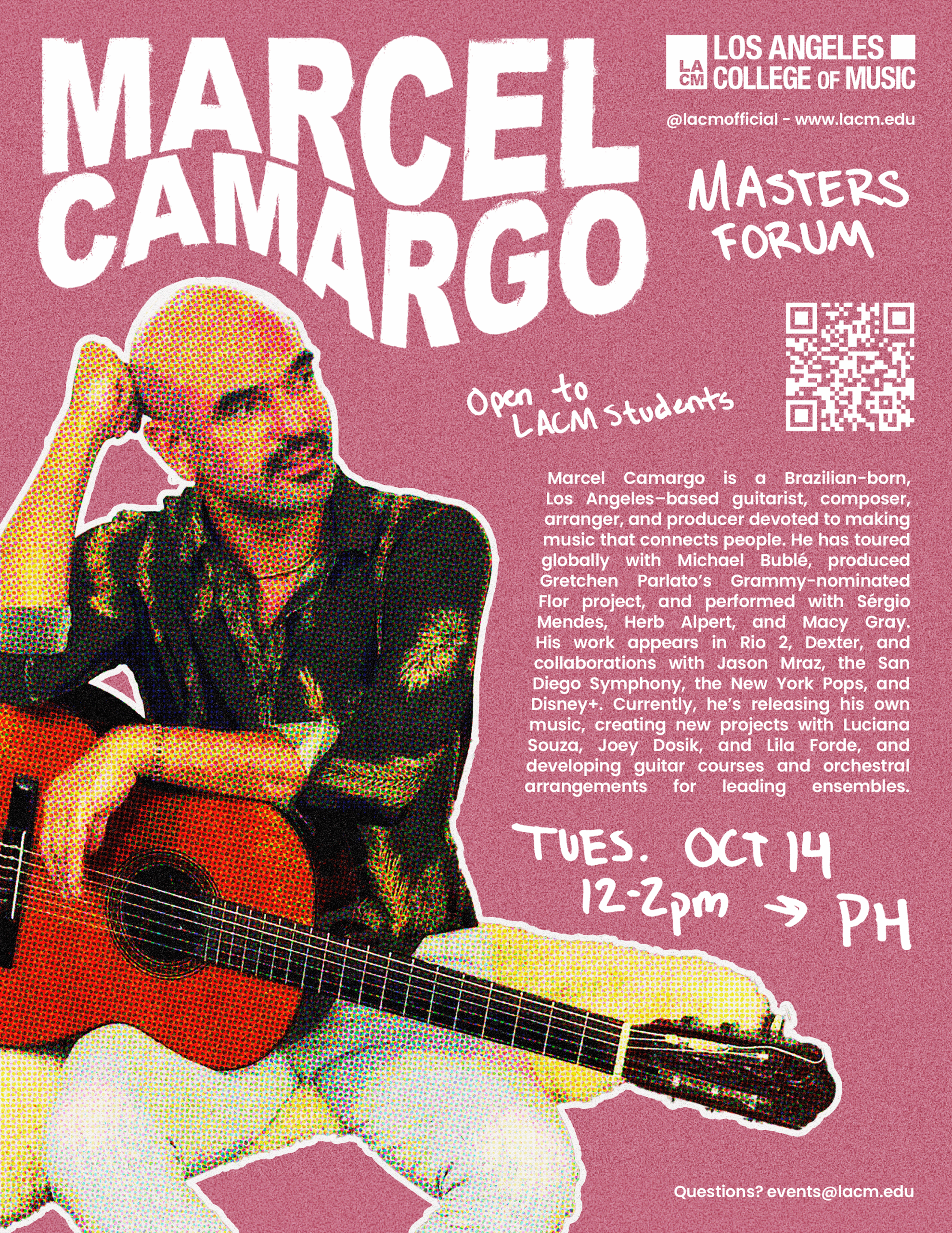 Masters Forum: Marcel Camargo 10/14 - LACM